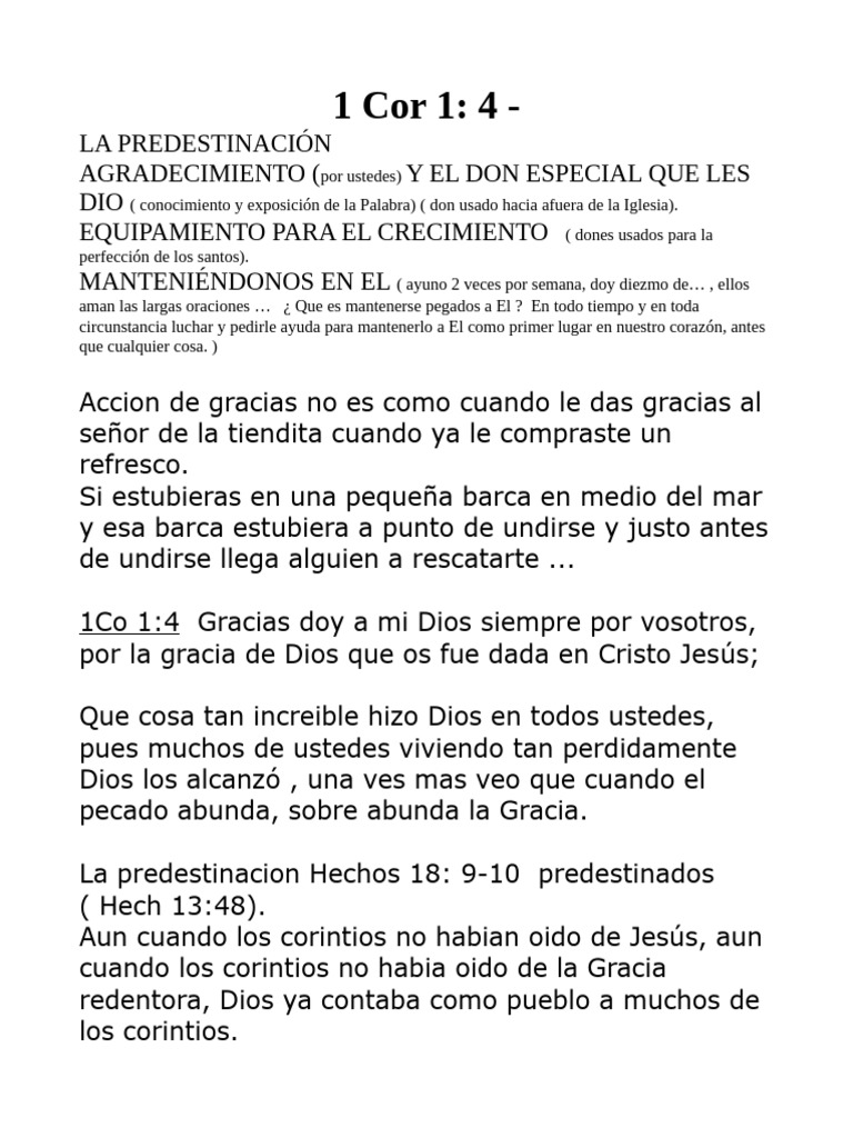 1 Cor 1 _4 | PDF | Cristo (título) | Jesús