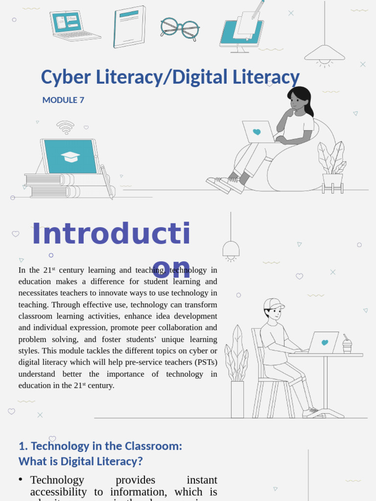 Cyber Literacy or Digital Literacy_Module7 | PDF | Literacy | Behavior ...