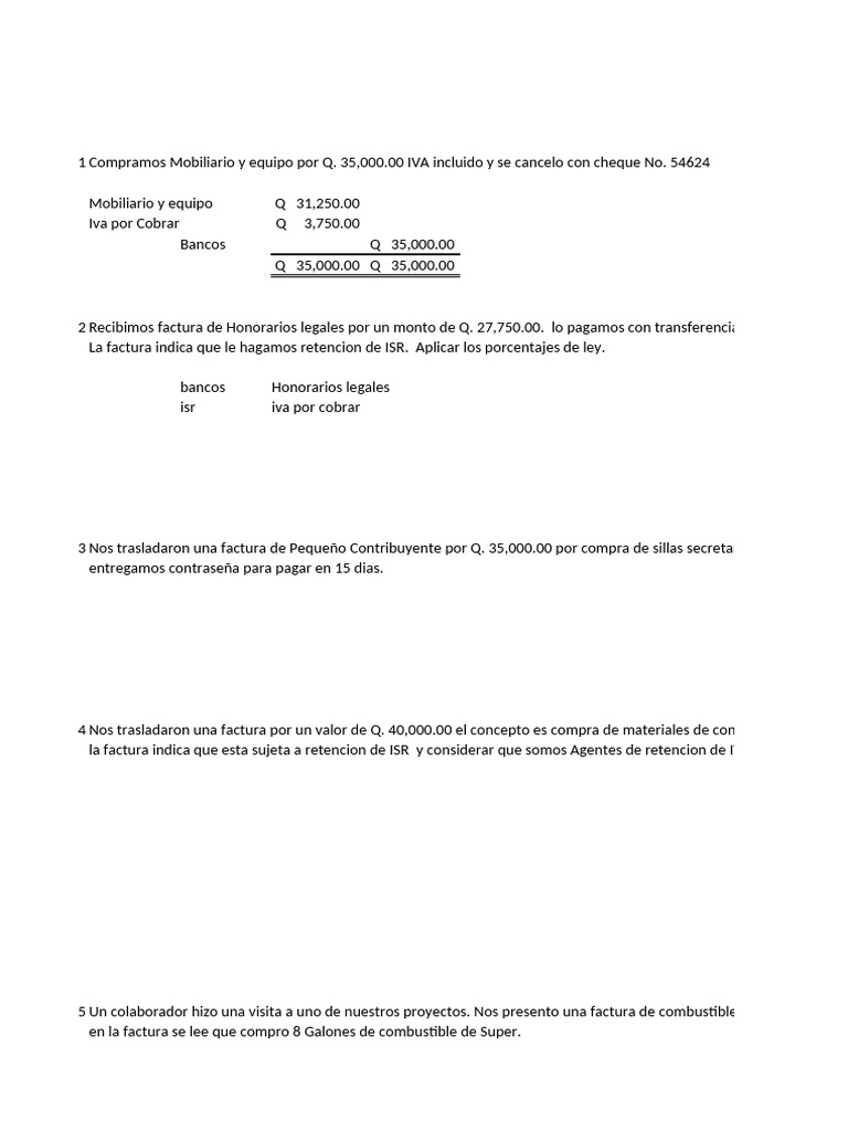 Prueba Contable | PDF