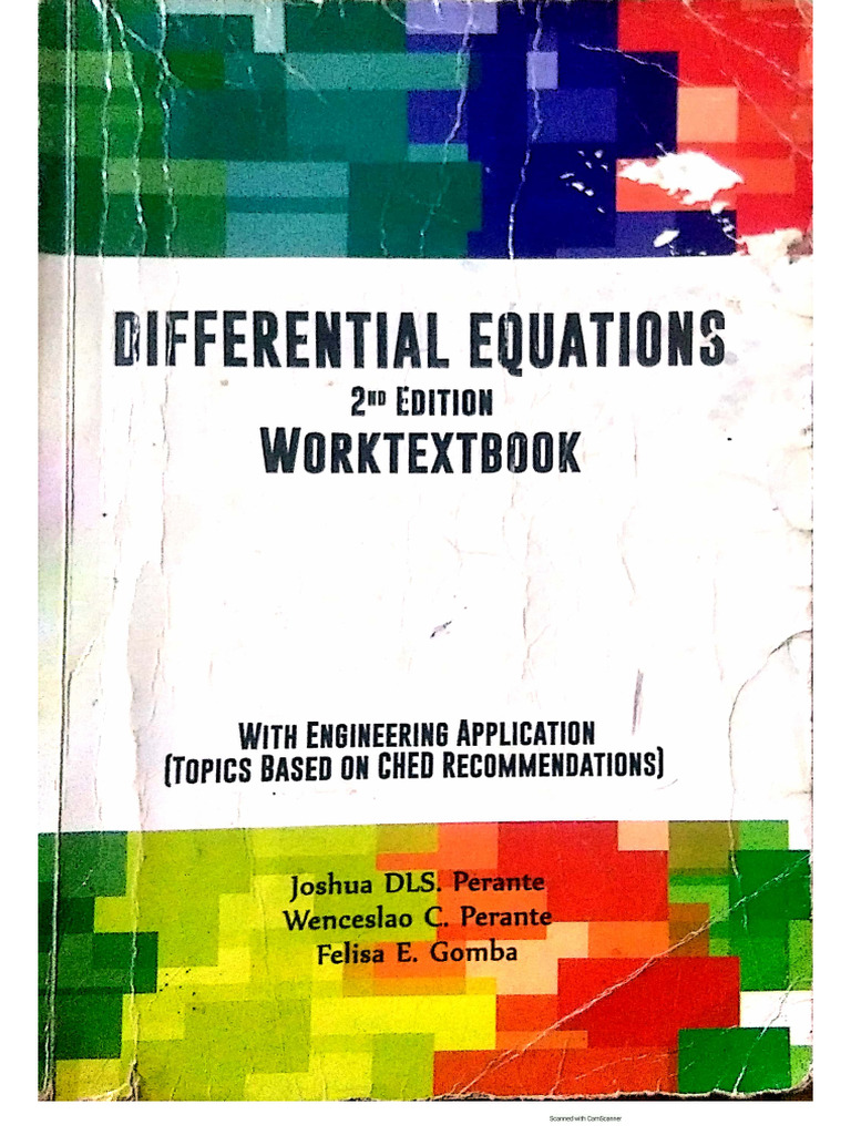 Dif - Equations Zer Perants Reference Book | PDF