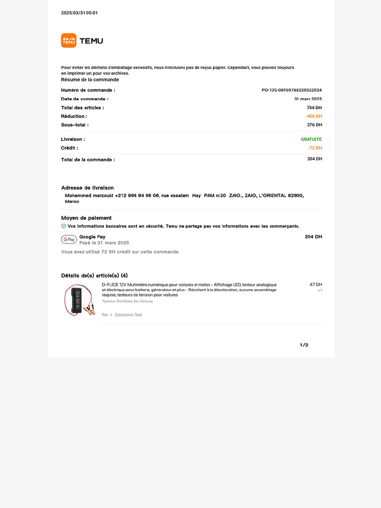 Temu Web Document (1) | PDF