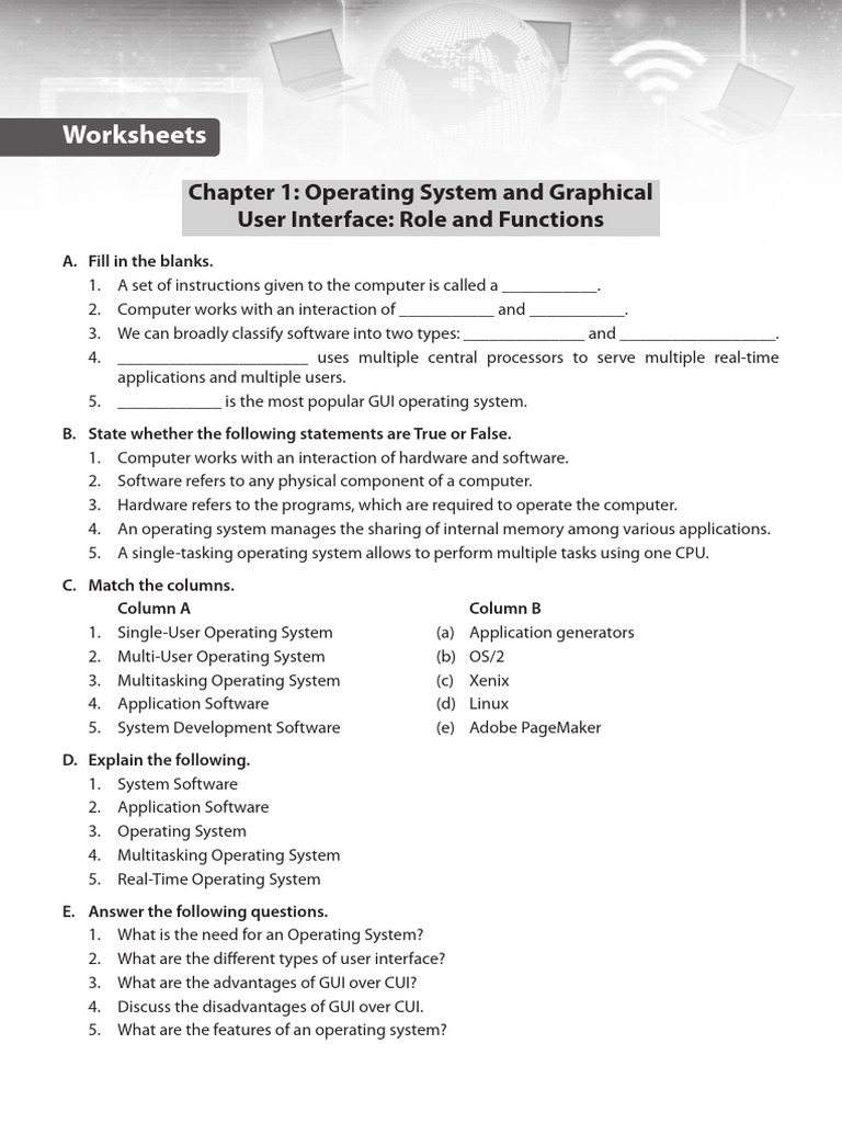 ICSE Computer Studies 8 | PDF | Operating System | Graphical User Interfaces
