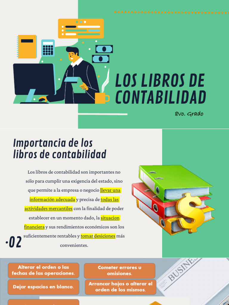 TEMA 3. Libros Contables | PDF | Contabilidad | Servicios financieros