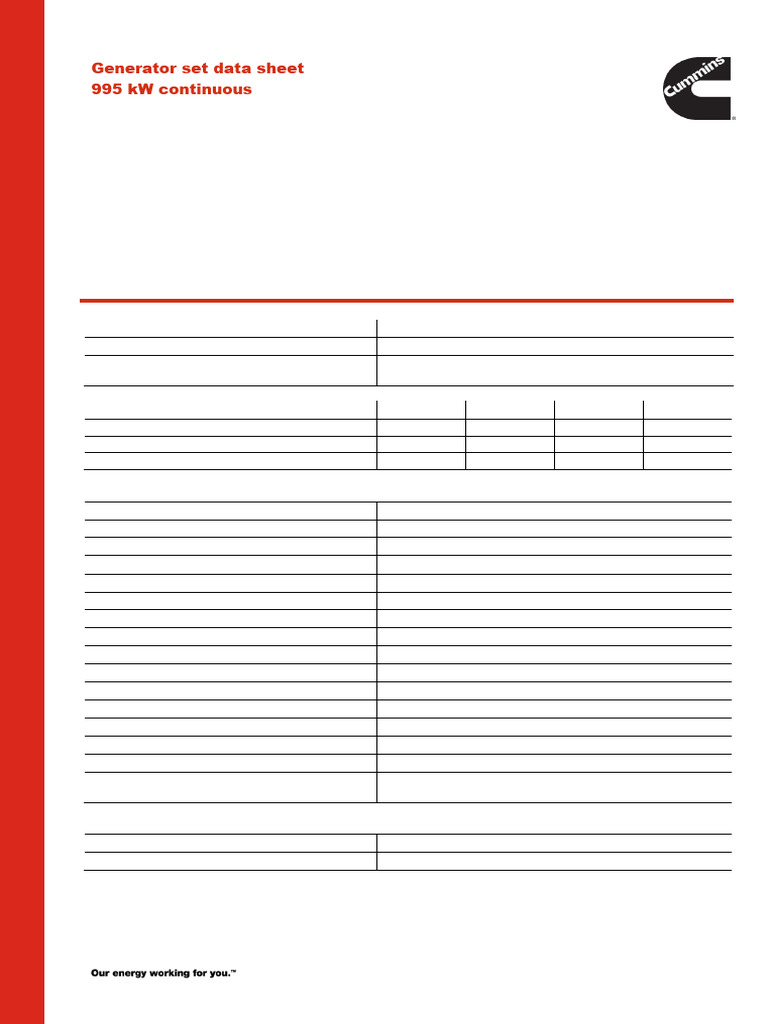 Data Sheet (Template) C995 N5C | PDF | Engines | Thermostat