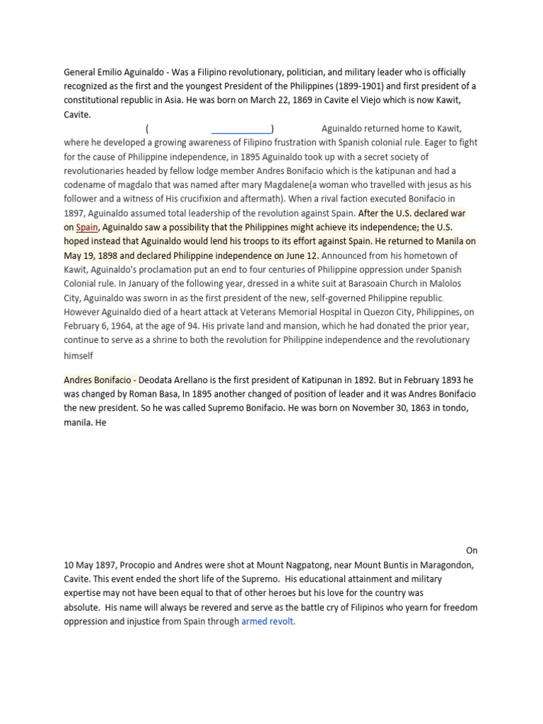 RPH REPORTING | PDF | Philippines–Spain Relations | Spanish East Indies