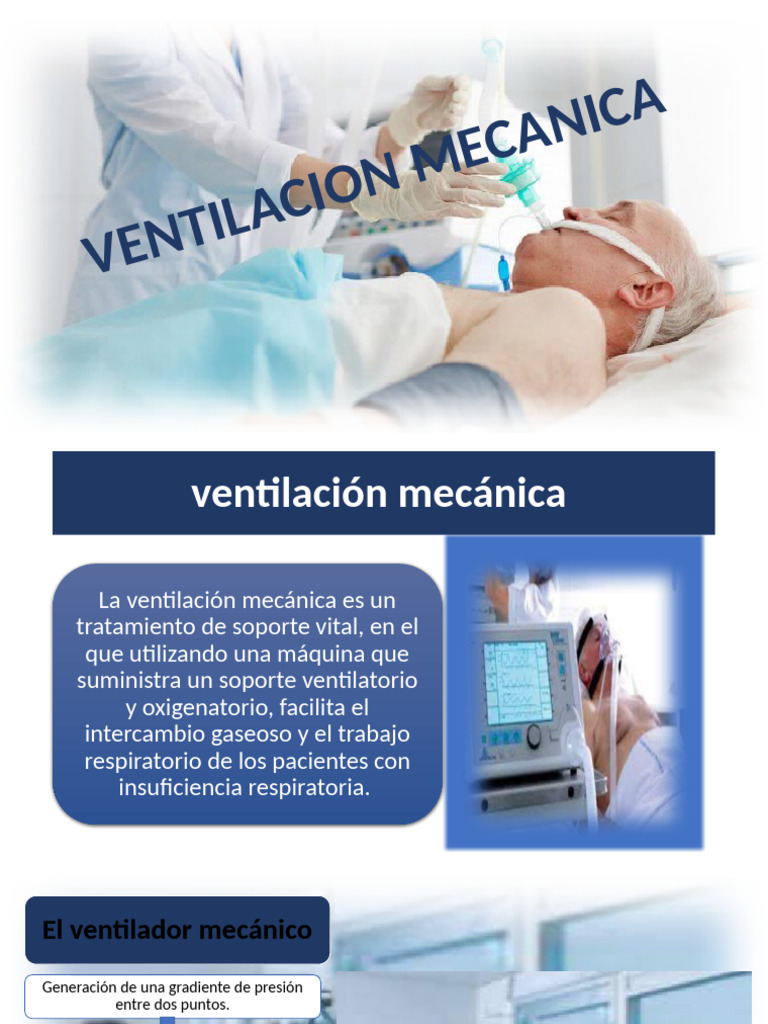 ventilacion mecanica | PDF | Especialidades Medicas | Sistema respiratorio