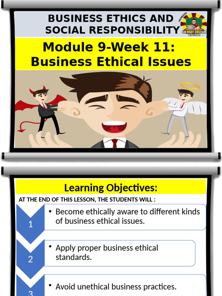Business Ethics: Key Issues & Cases | PDF | Insider Trading | Employment