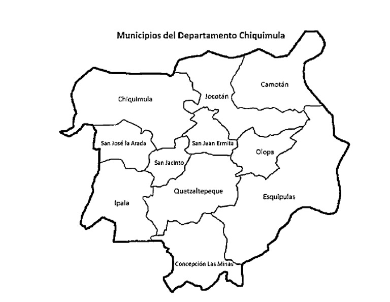 Mapa de Chiquimula | PDF