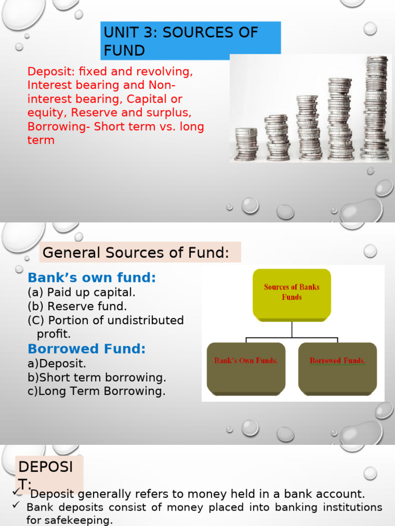 Treasury 3 Sources of Fund | PDF | Stocks | Preferred Stock