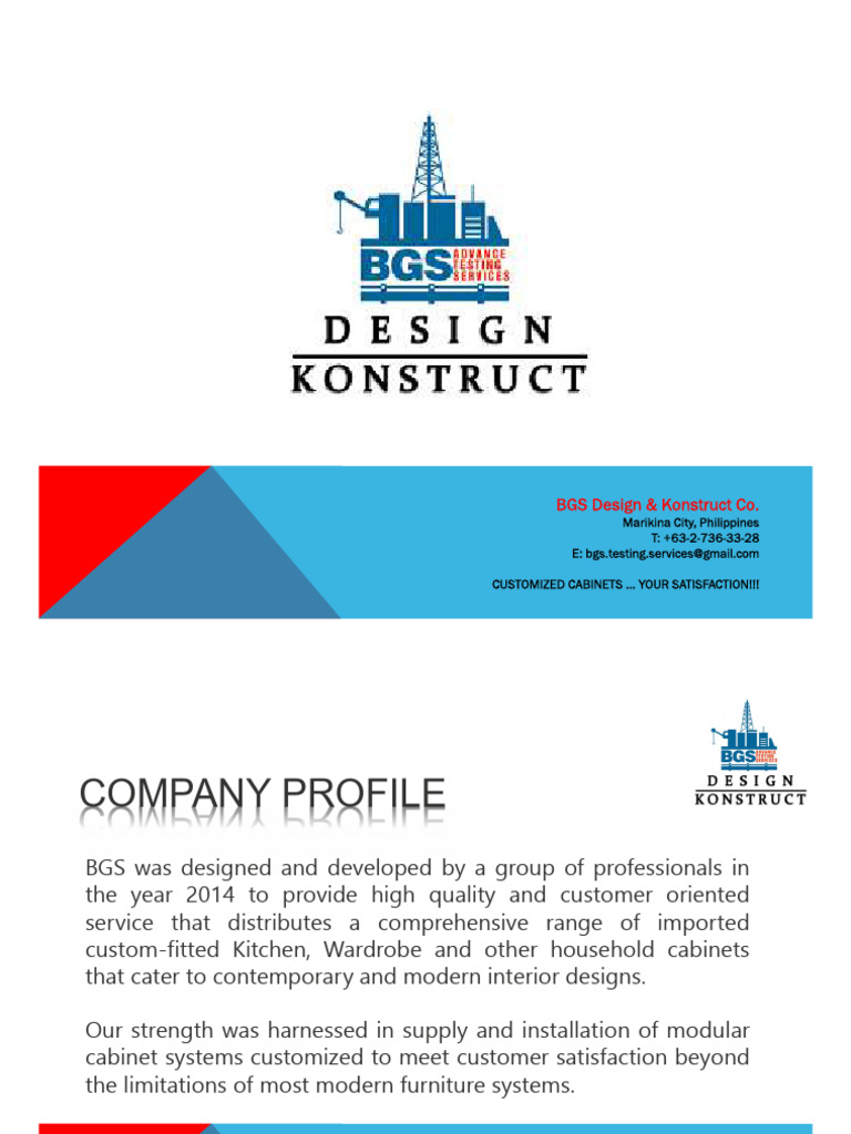 BGS Design Construct Profile | PDF | Building Engineering