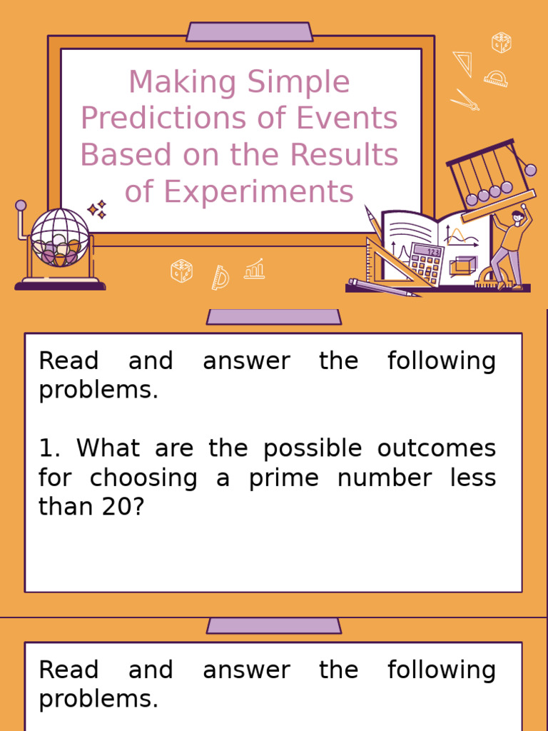 Making Simple Predictions of Events | PDF | Probability | Applied ...