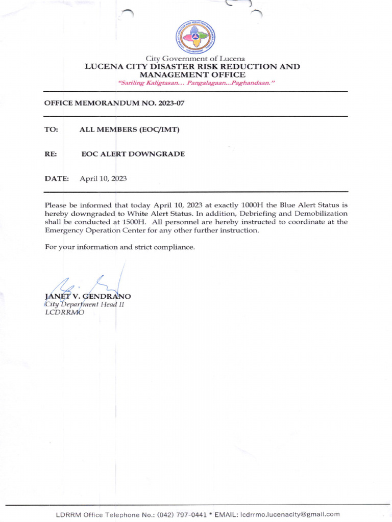 2023 Sitrep Sumvac Biyaheng Ligtas | PDF | Civil Defense | Emergency ...