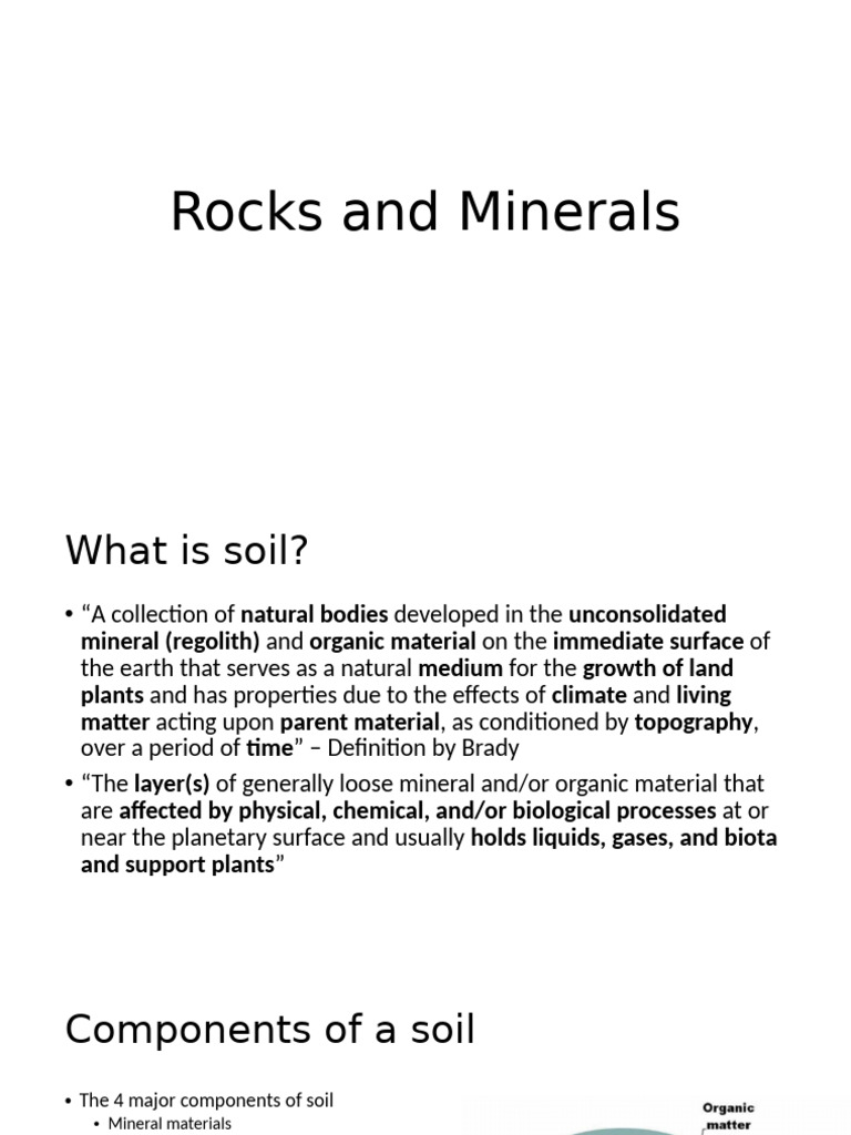 Soil Minerals Lab Lecture | PDF | Igneous Rock | Rock (Geology)