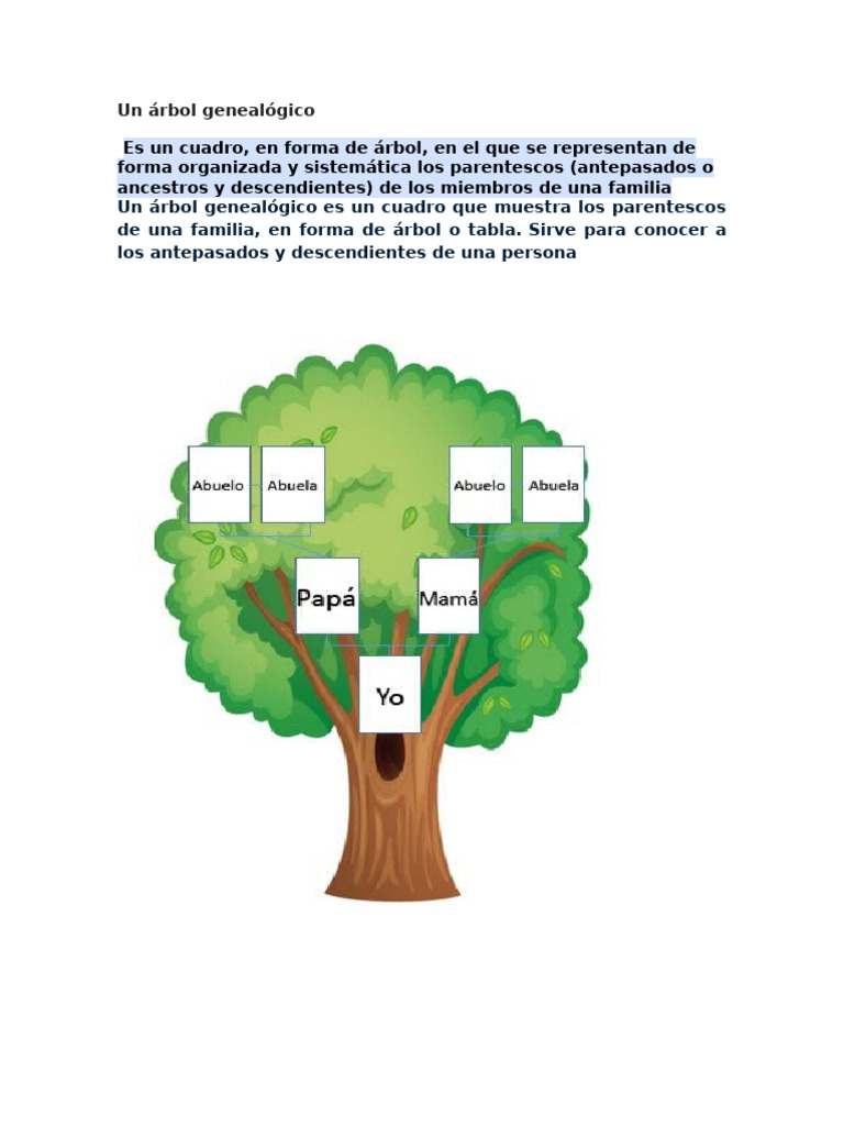 Un Árbol Genealógico | PDF