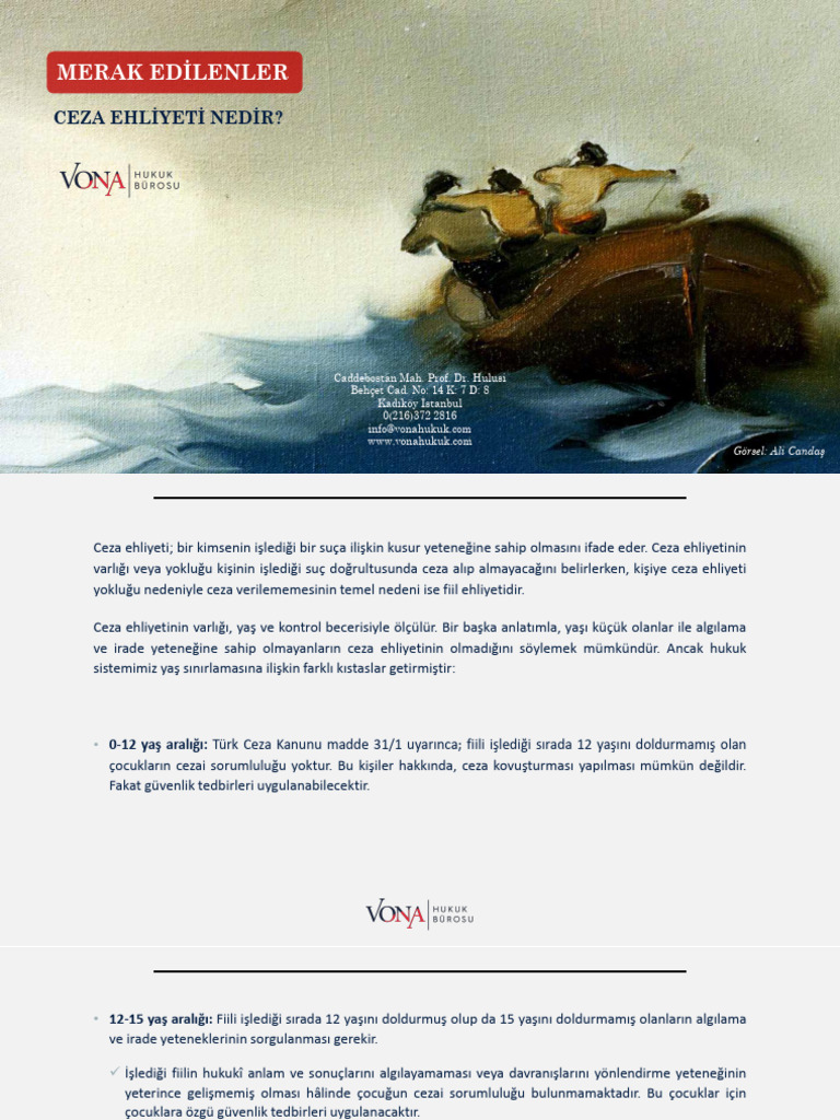 PDF - Ceza Ehliyeti Nedir | PDF