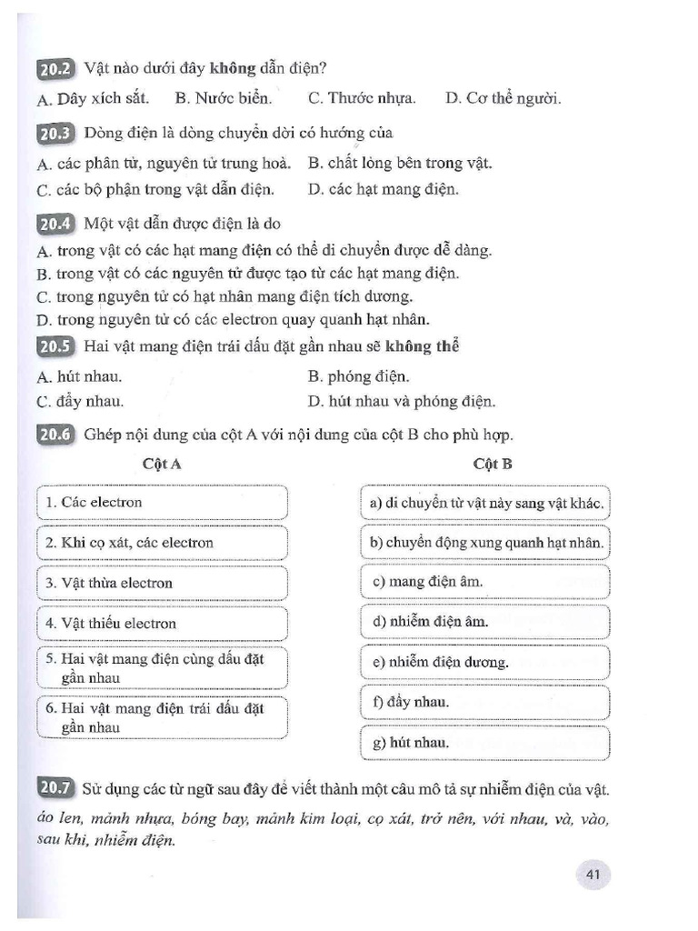 luyện tập khtn | PDF