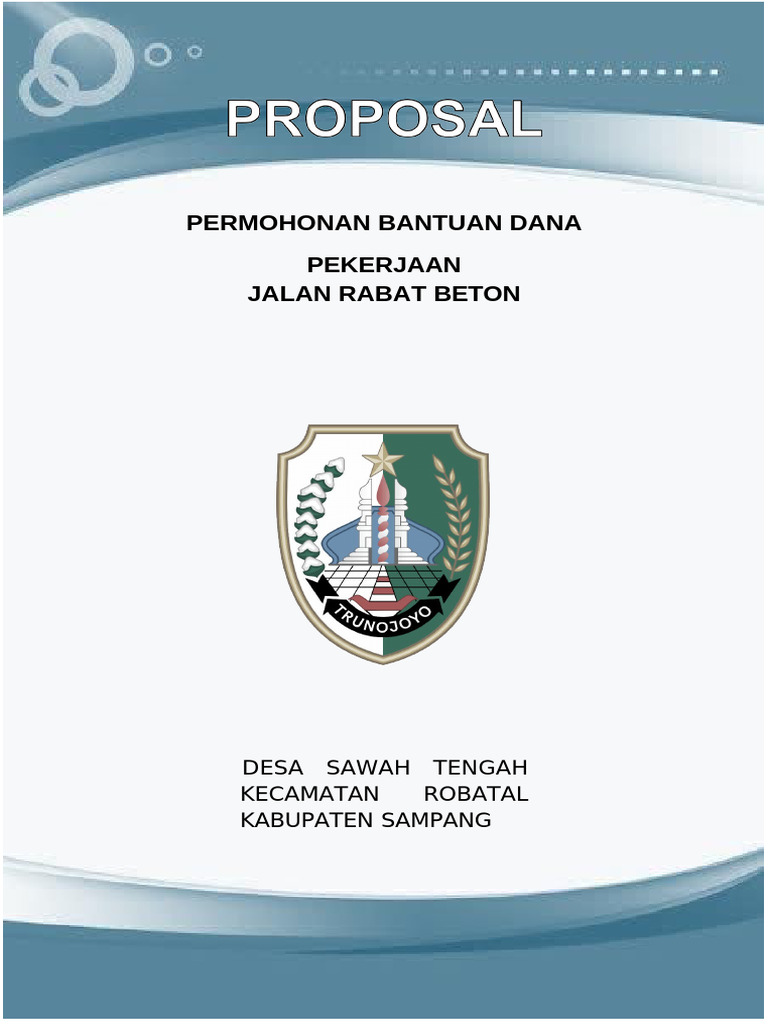CONTOH PROPOSAL POKIR | PDF