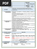 DLP - Q1 Lesson 6 Pagkasunod-Sunog NG Pangyayari | PDF