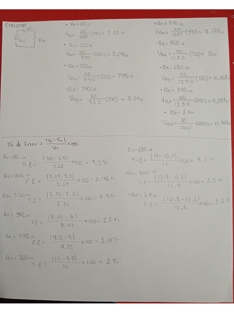 Calculos - Práctica 1 | PDF