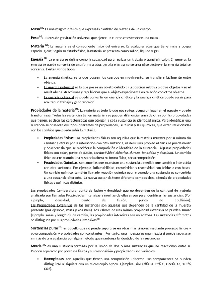 Quimica 1 | PDF | Sustancias químicas | Importar
