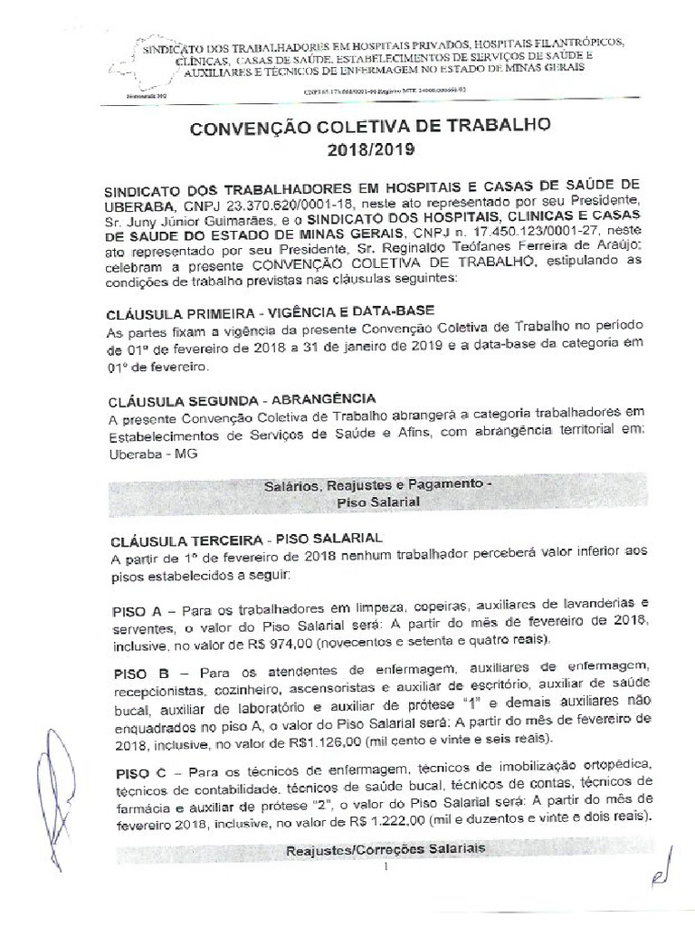 Uberaba cct2018 2019 | PDF