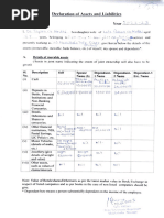 Asset Declaration Form for West Bengal | PDF | Financial Economics ...