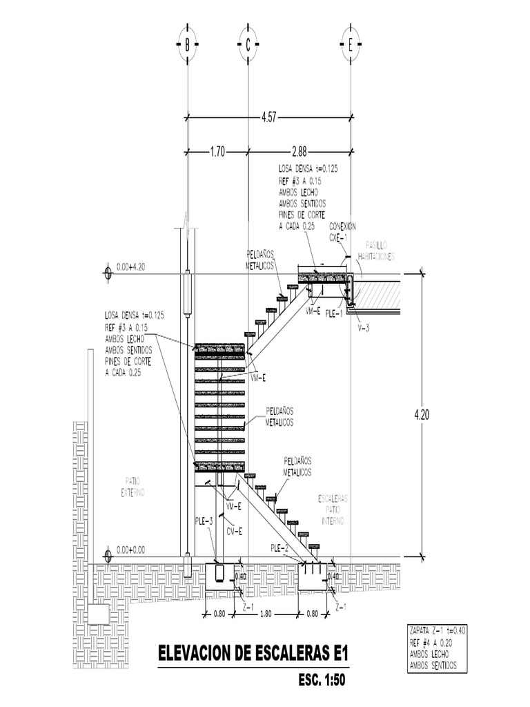 Seccion Escaleras | PDF