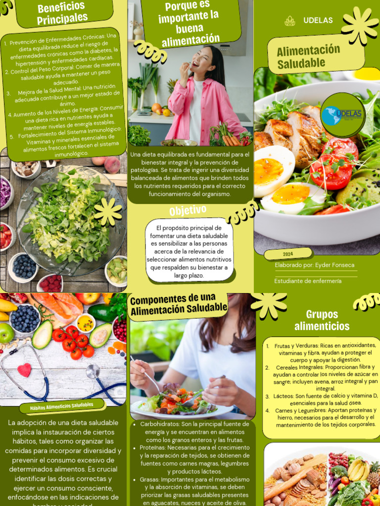 Alimentación Saludable Tríptico | PDF | Alimentos | Legumbre