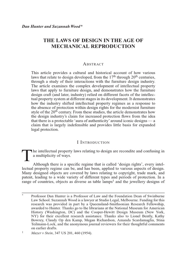 Evolution of Design Laws and IP Rights | PDF | Intellectual Property ...