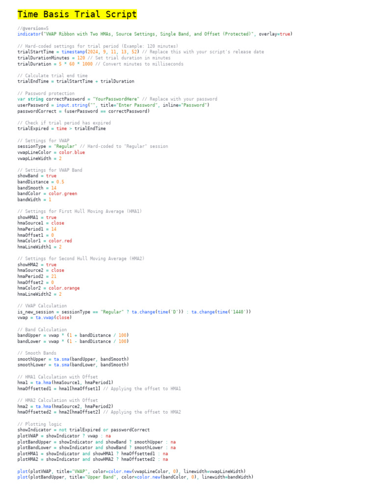 Time Basis Trial Script | PDF