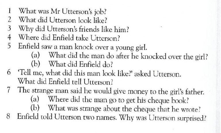 Questions Chapter 1 | PDF