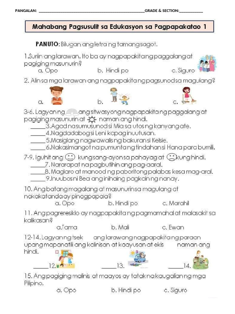 2ND Summative Test 3Q | PDF