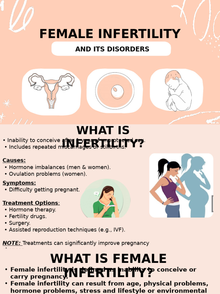 Causes of Female Infertility Explained | PDF | Infertility | Sexually ...