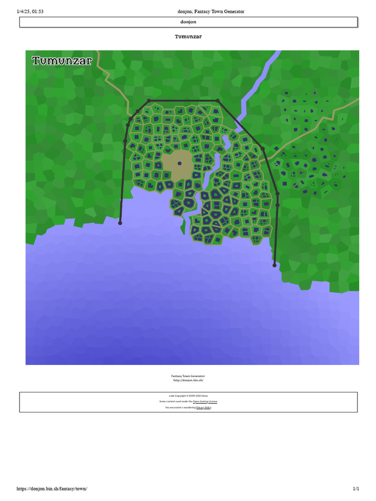 donjon; Fantasy Town Generator | PDF