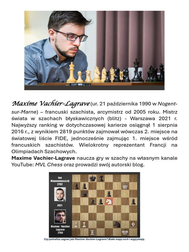 Maxime Vachier-Lagrave | PDF
