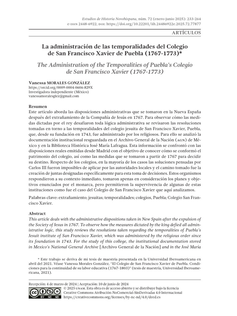 77877-Texto Del Trabajo-232490-1-10-20241203 | PDF | Nueva españa | México