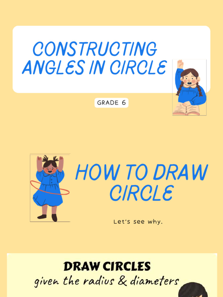 Constructing Angles in Circle | PDF