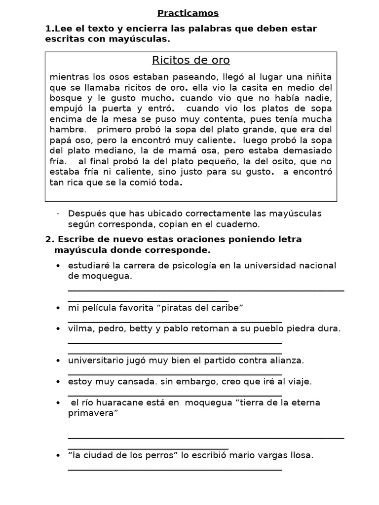 Practicamos | PDF
