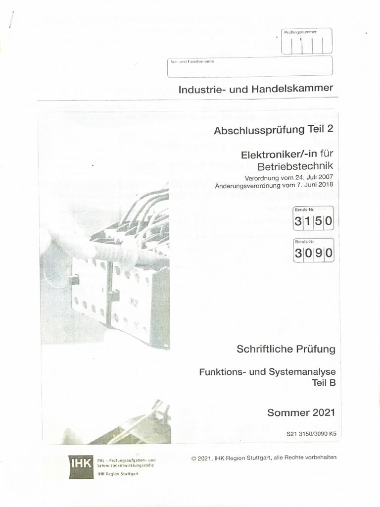 Funktions-Und Systemanalyse Teil B | PDF