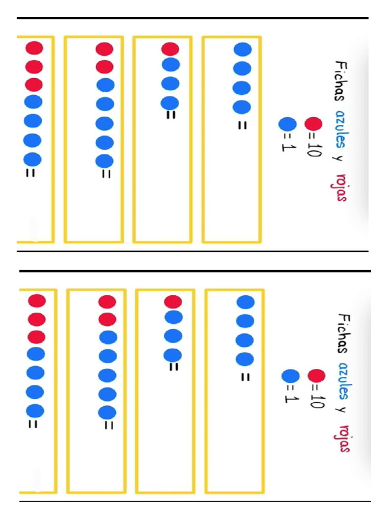 Fichas Azules y Rojas | PDF