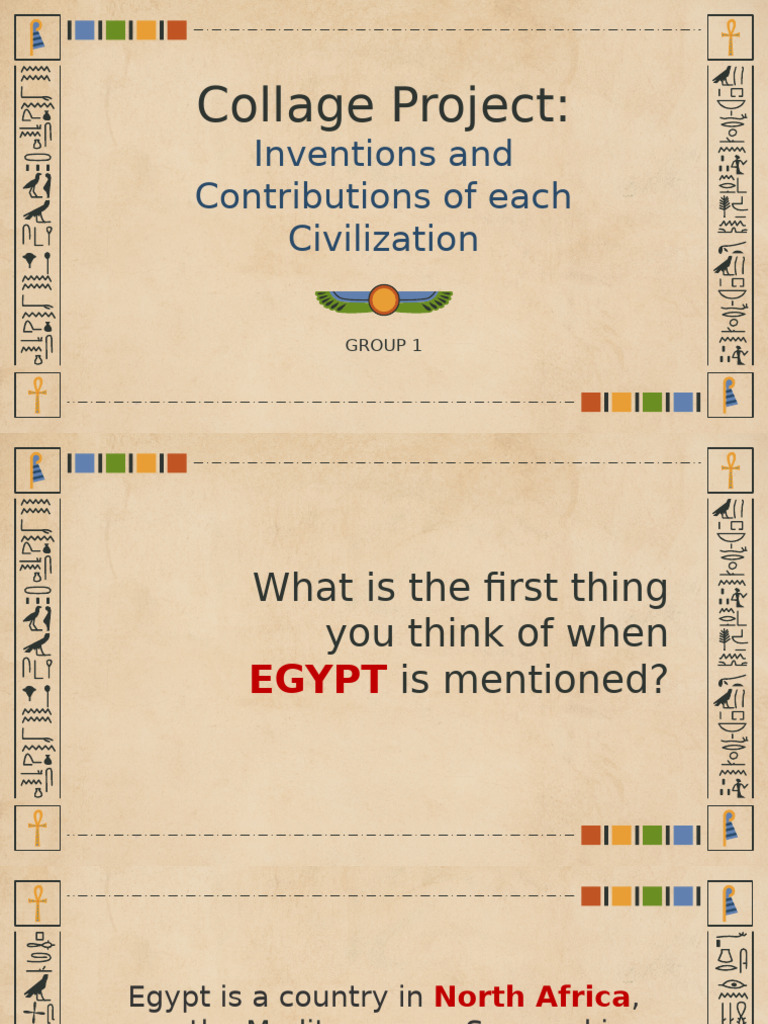 Egyptian Cvilization | PDF | Ancient Egypt | Egyptian Pyramids