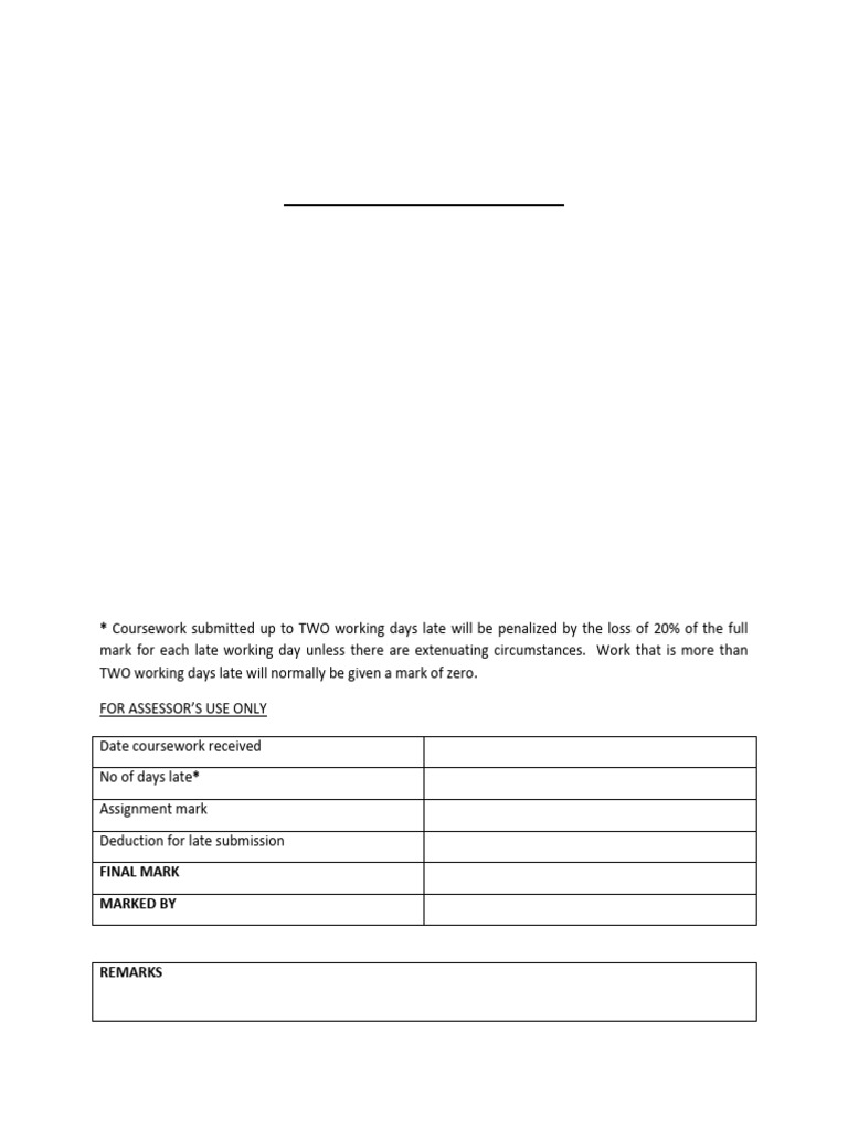 CIVE1007 Assignment Submission Form | PDF