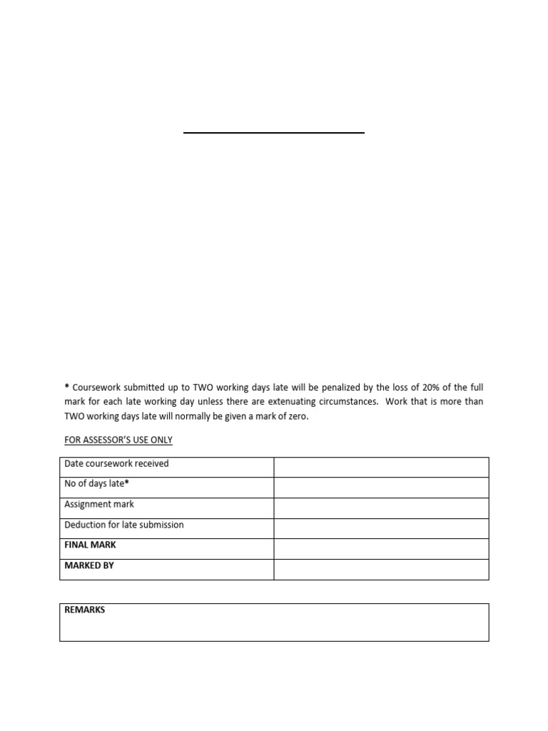 CIVE1007 Assignment Submission Form | PDF