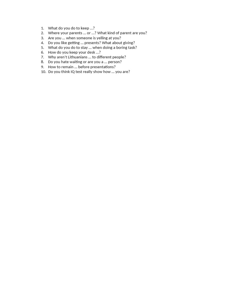 Outcomes. PI. Unit 6 - Adjectives | PDF