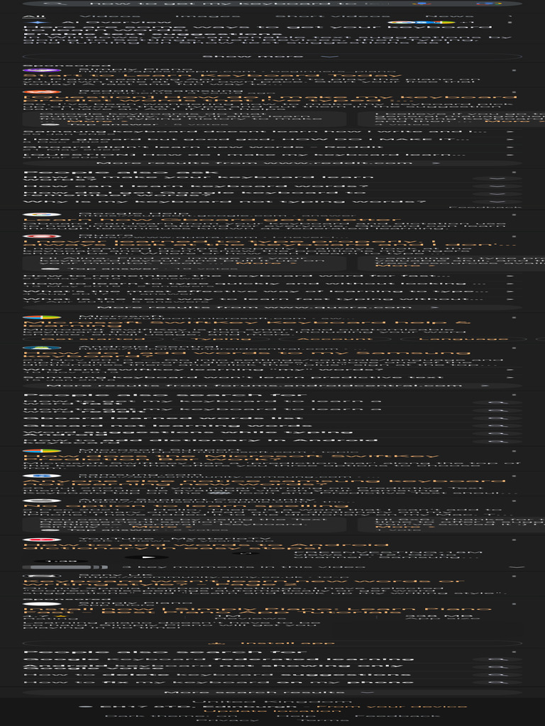 How to Get My Keyboard to Learn a Word - Google Search | PDF | Computer ...