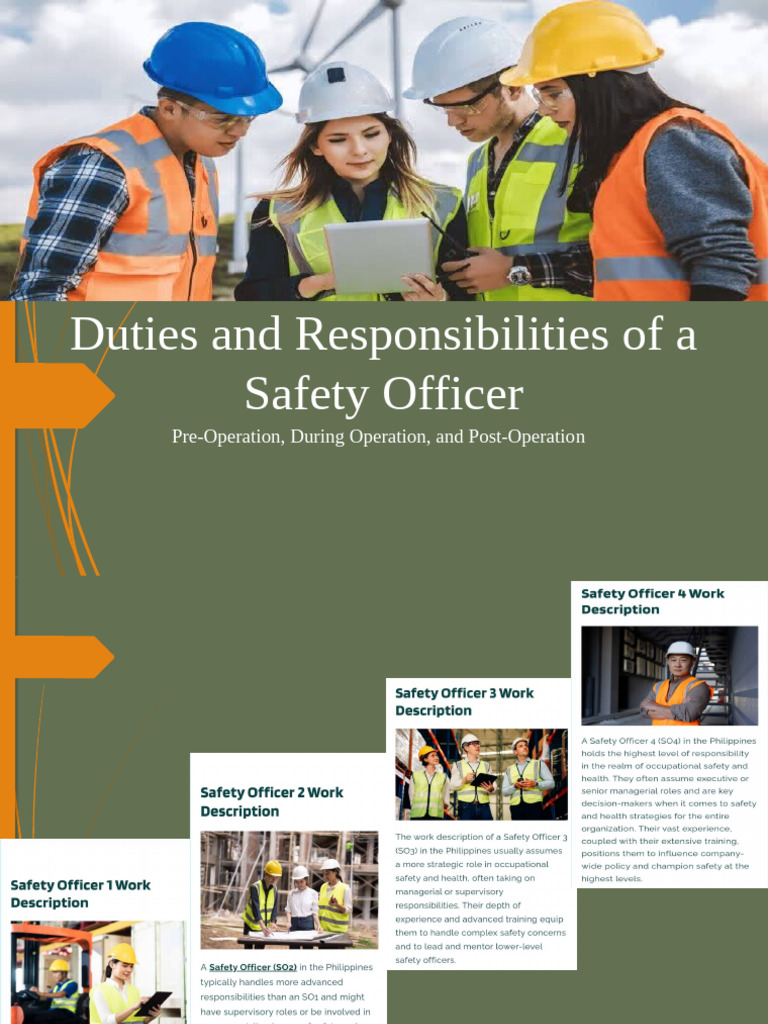 Safety Officer Duties | PDF | Occupational Safety And Health | Safety