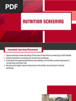 Canadian Nutrition Screening Tool Guide | PDF | Weight Loss | Patient