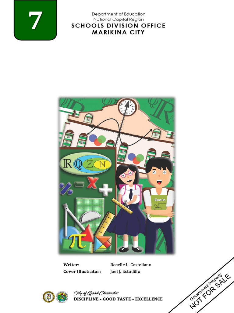 Math Gr7 Qtr2-Module-10 (20pages) | PDF | Inequality (Mathematics ...