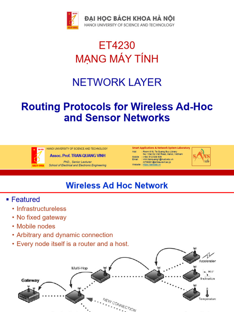 Routing Protocols for Wireless Networks | PDF | Routing | Wireless Ad ...