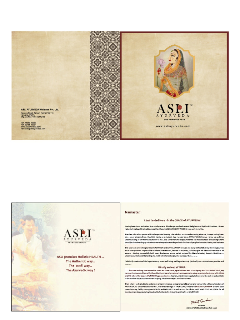 Asli Saundarya Prasadhan-Herbal Skin Care Solutions ! | PDF